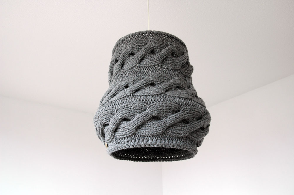 LUUKA – knitted lampshade | buubok