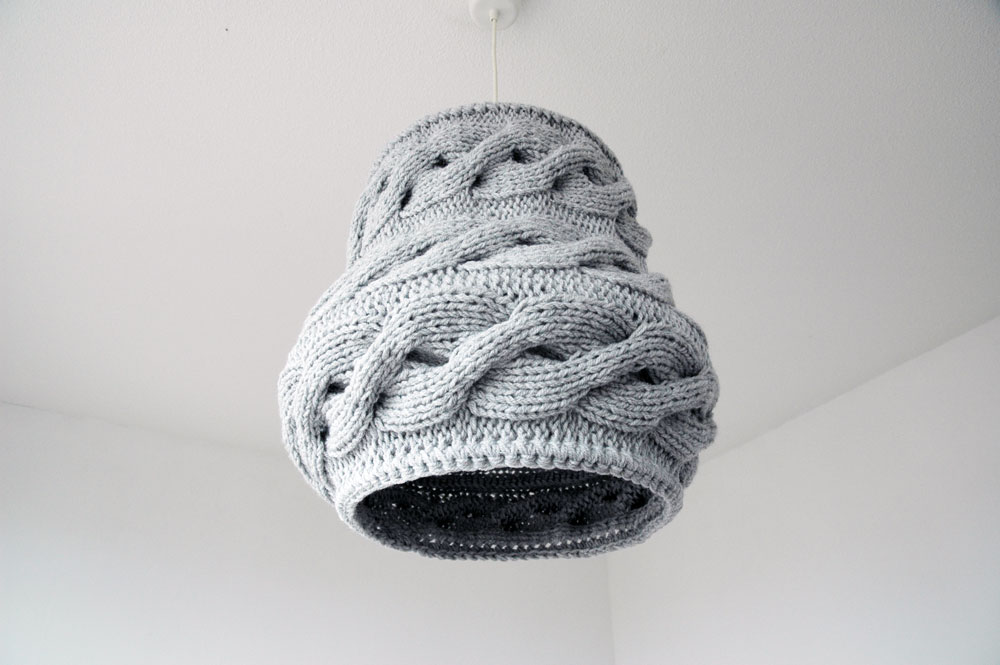 LUUKA – knitted lampshade | buubok