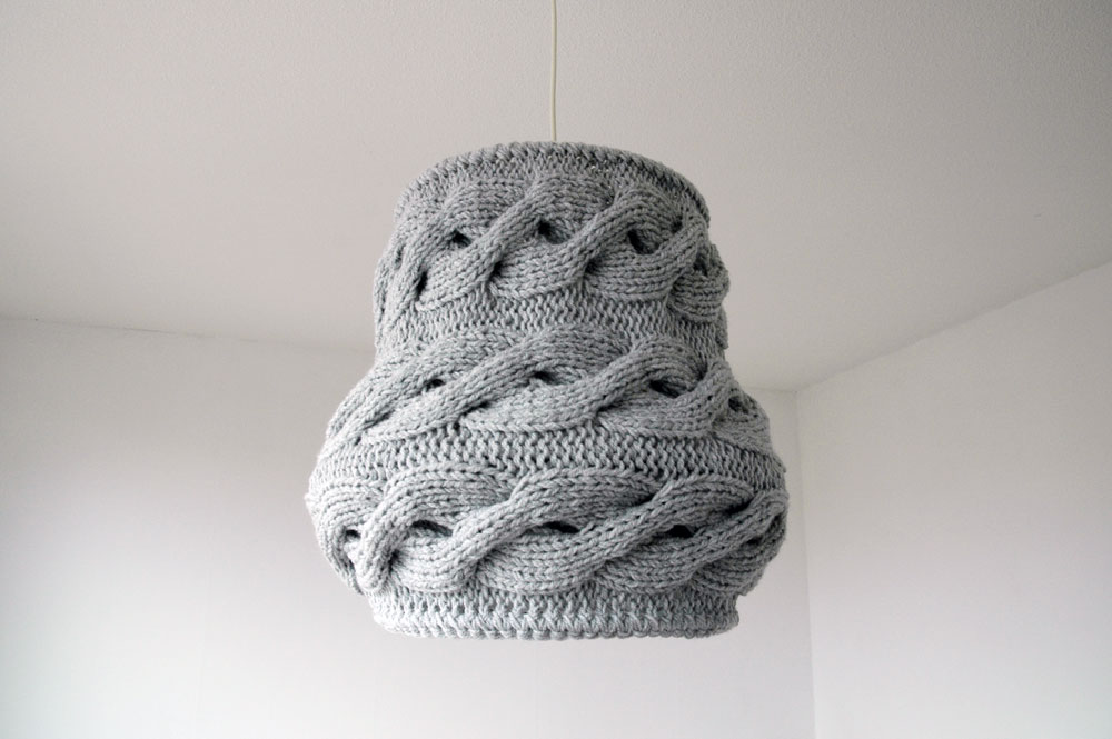LUUKA – knitted lampshade | buubok